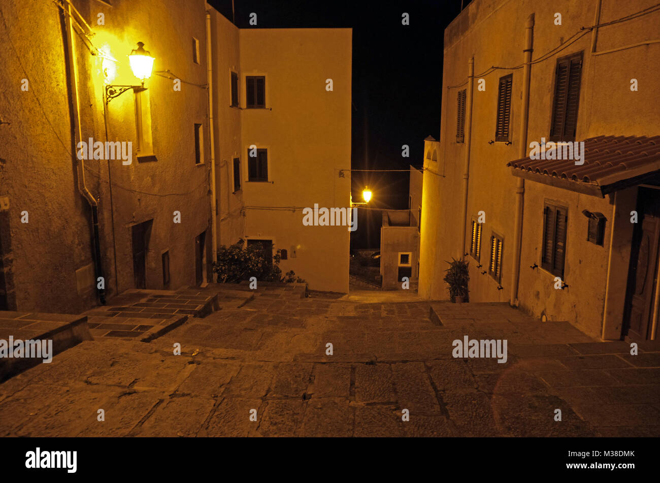 Castelsardo, Sardinia. Old town Stock Photo - Alamy