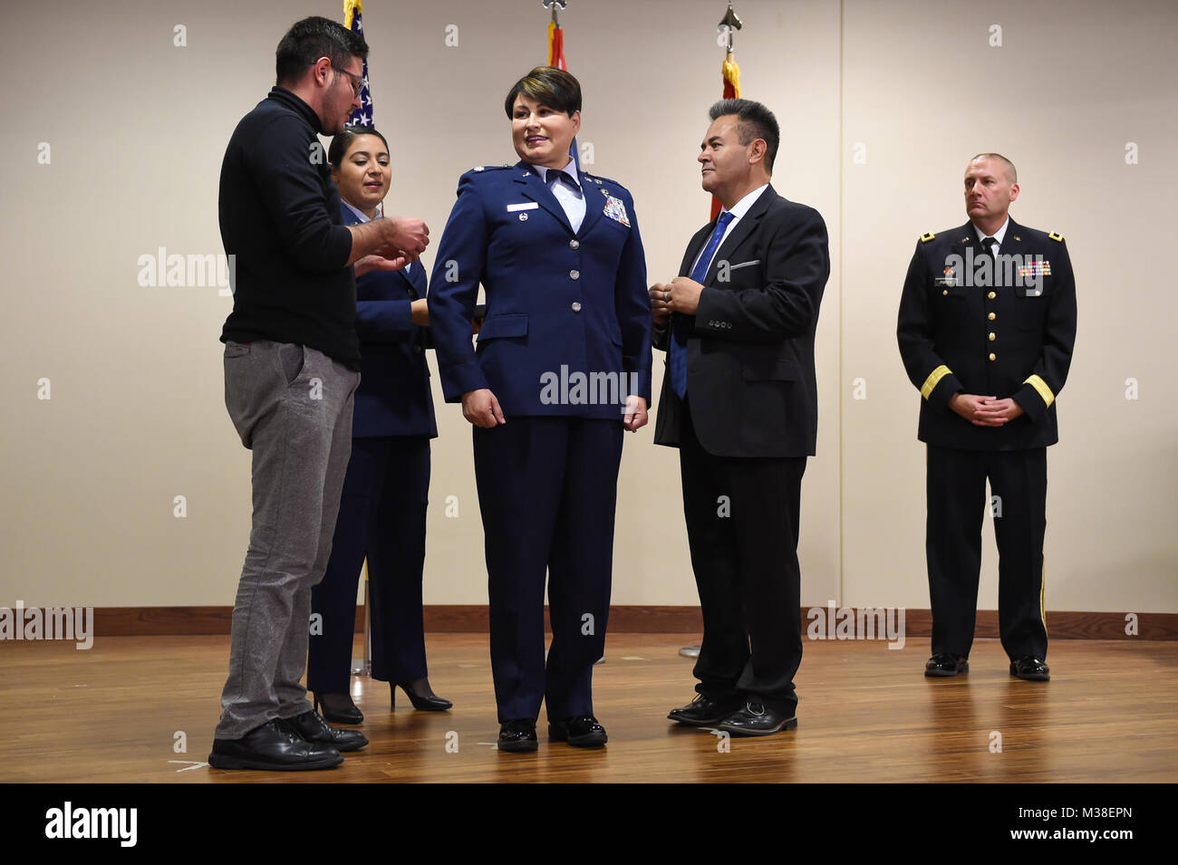 Lt. Col. Nicole Chavez is promoted to the rank of colonel. (Photo by ...