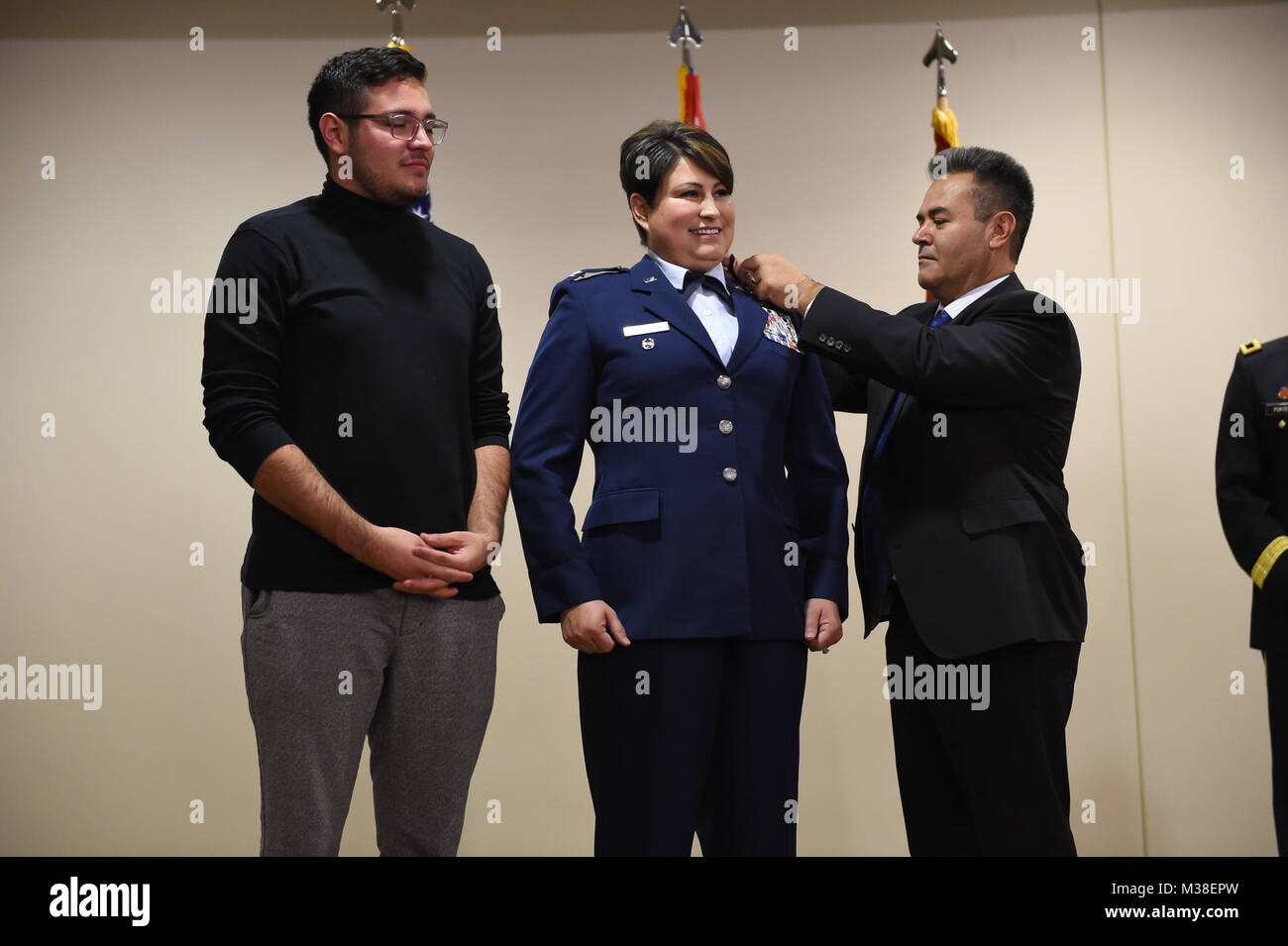 Lt. Col. Nicole Chavez is promoted to the rank of colonel. (Photo by ...