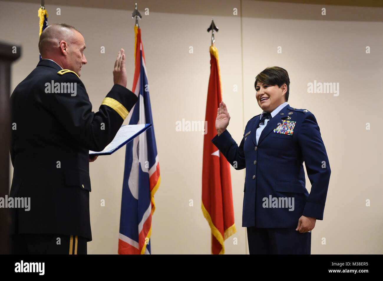 Lt. Col. Nicole Chavez is promoted to the rank of colonel. (Photo by ...