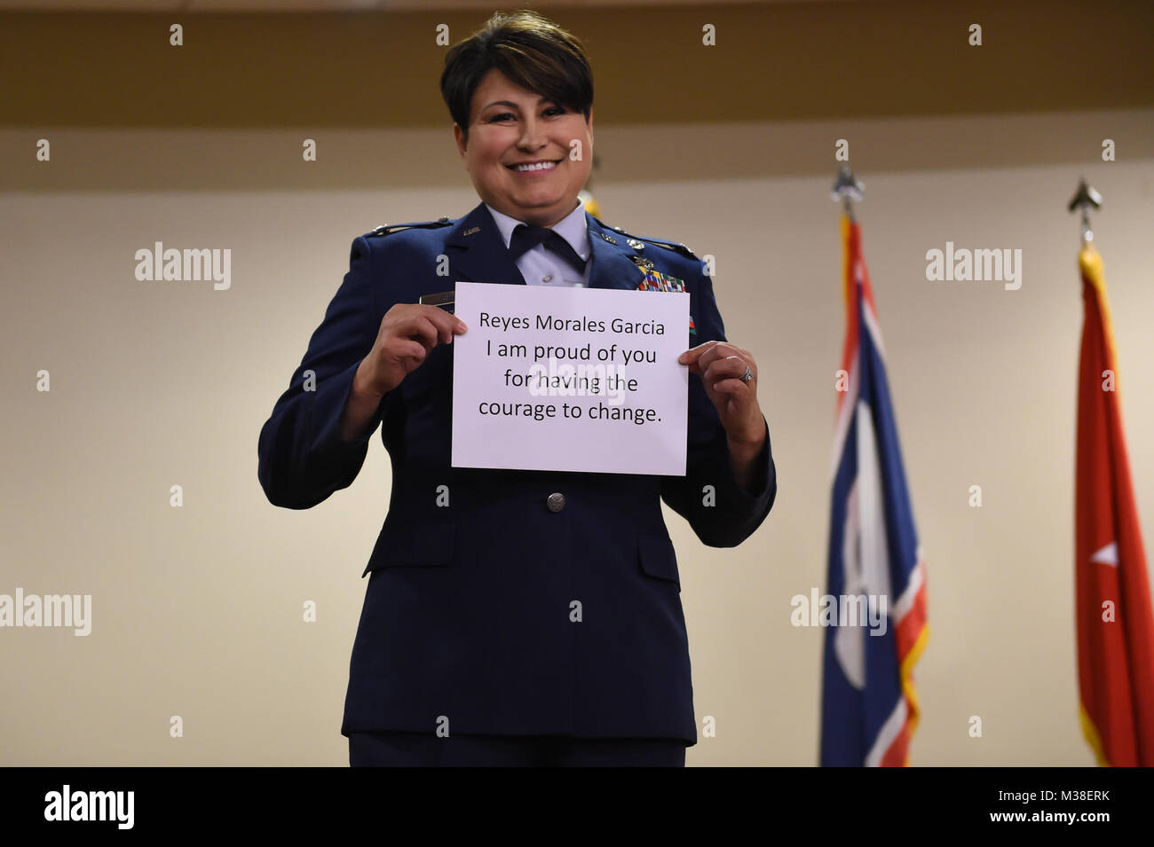 Lt. Col. Nicole Chavez is promoted to the rank of colonel. (Photo by ...