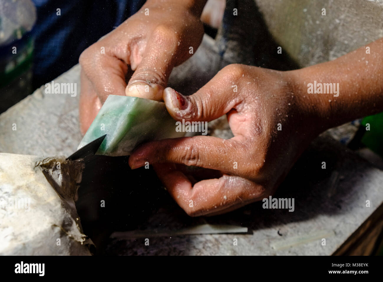 Jade in hand small hi-res stock photography and images - Alamy