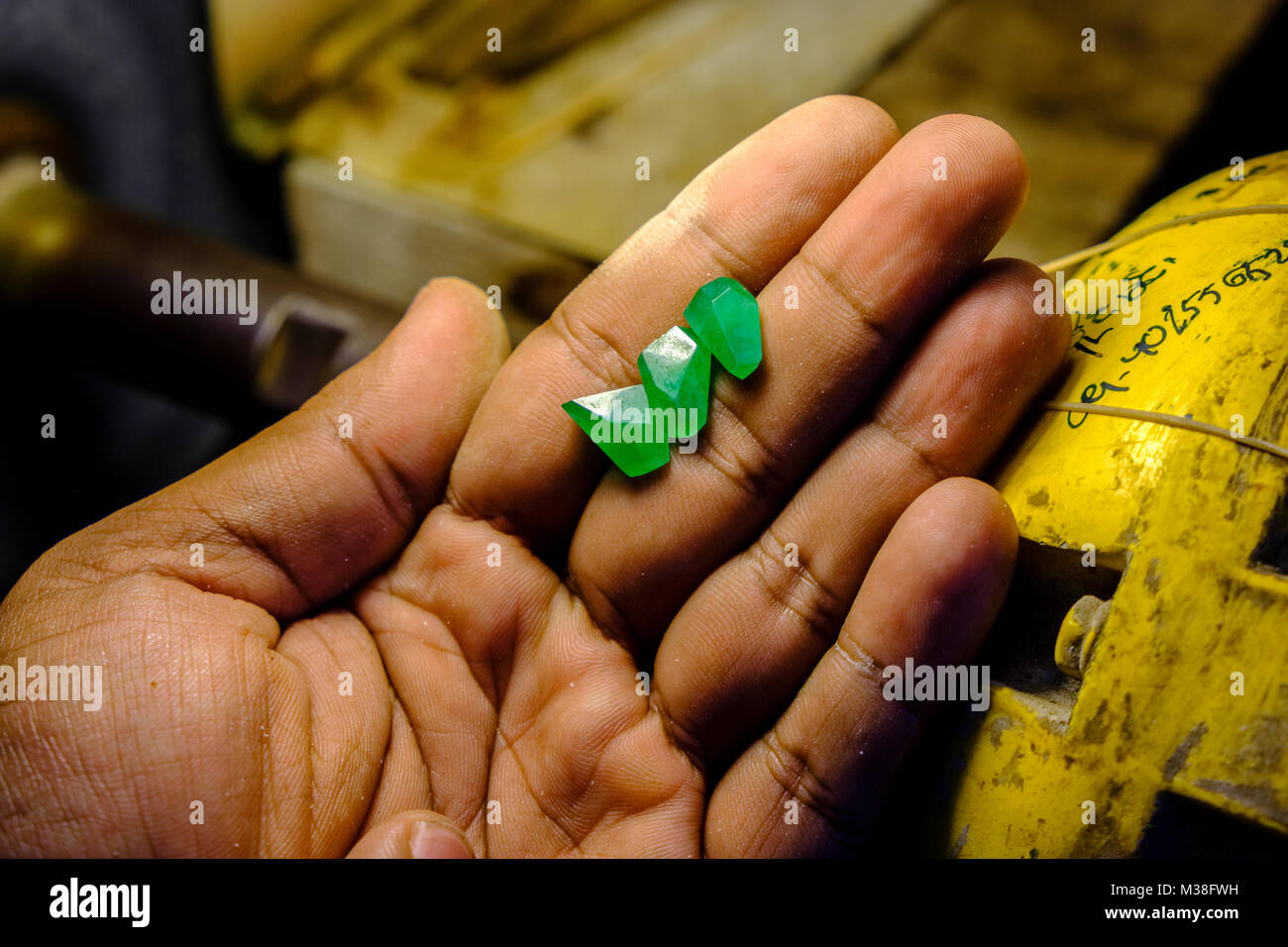 Polishing jade in mandalay myanmar hi-res stock photography and images ...
