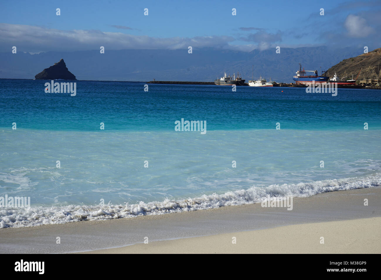 Praia de Laginha, Mindelo, Sao Vincente IslandCape Verde Stock Photo ...