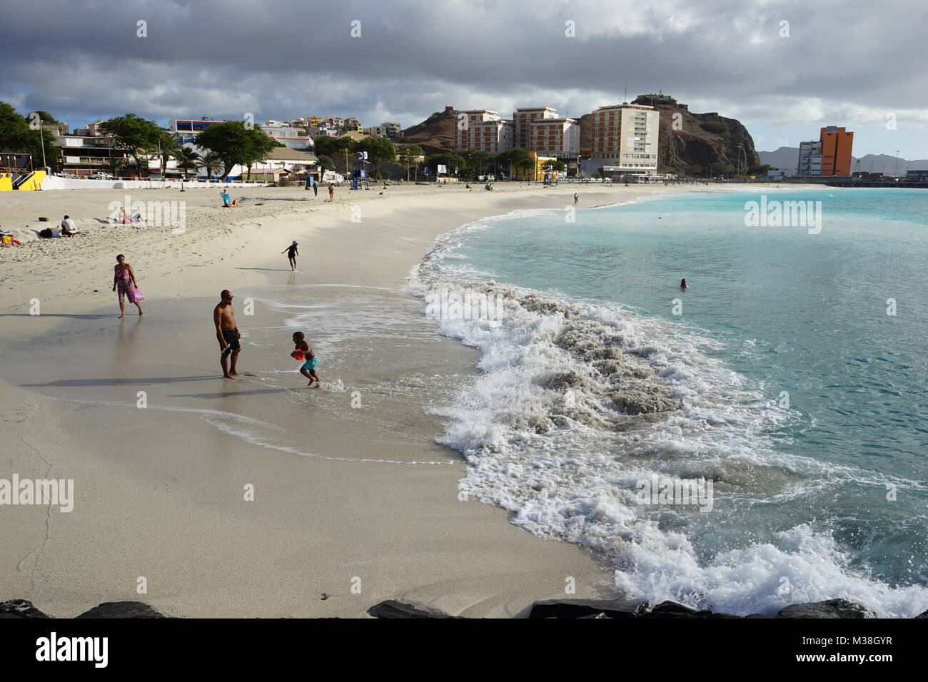 Praia de Laginha, Mindelo, Sao Vincente IslandCape Verde Stock Photo ...