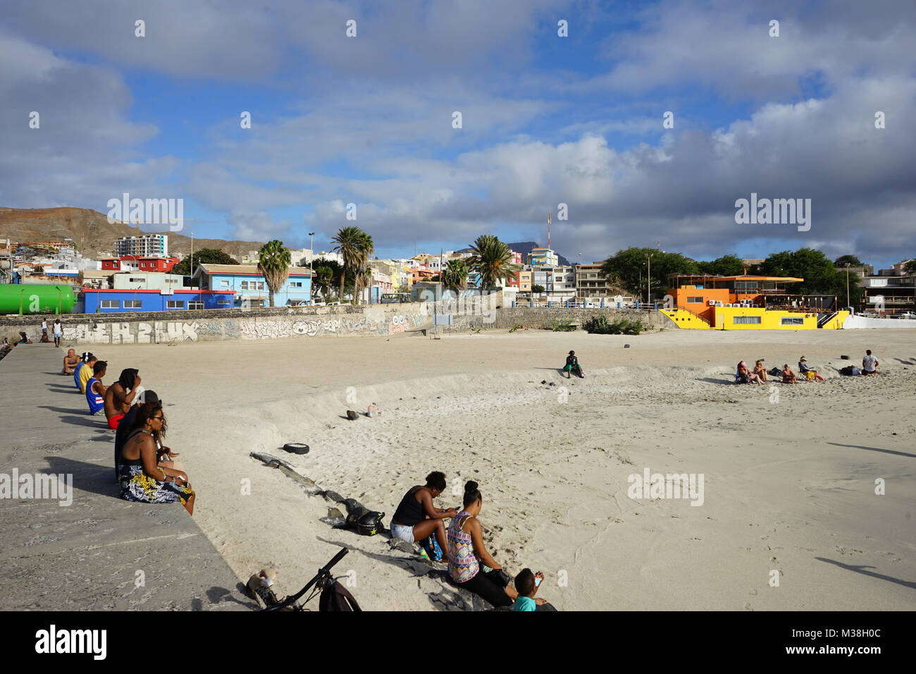 Praia de Laginha, Mindelo, Sao Vincente IslandCape Verde Stock Photo ...