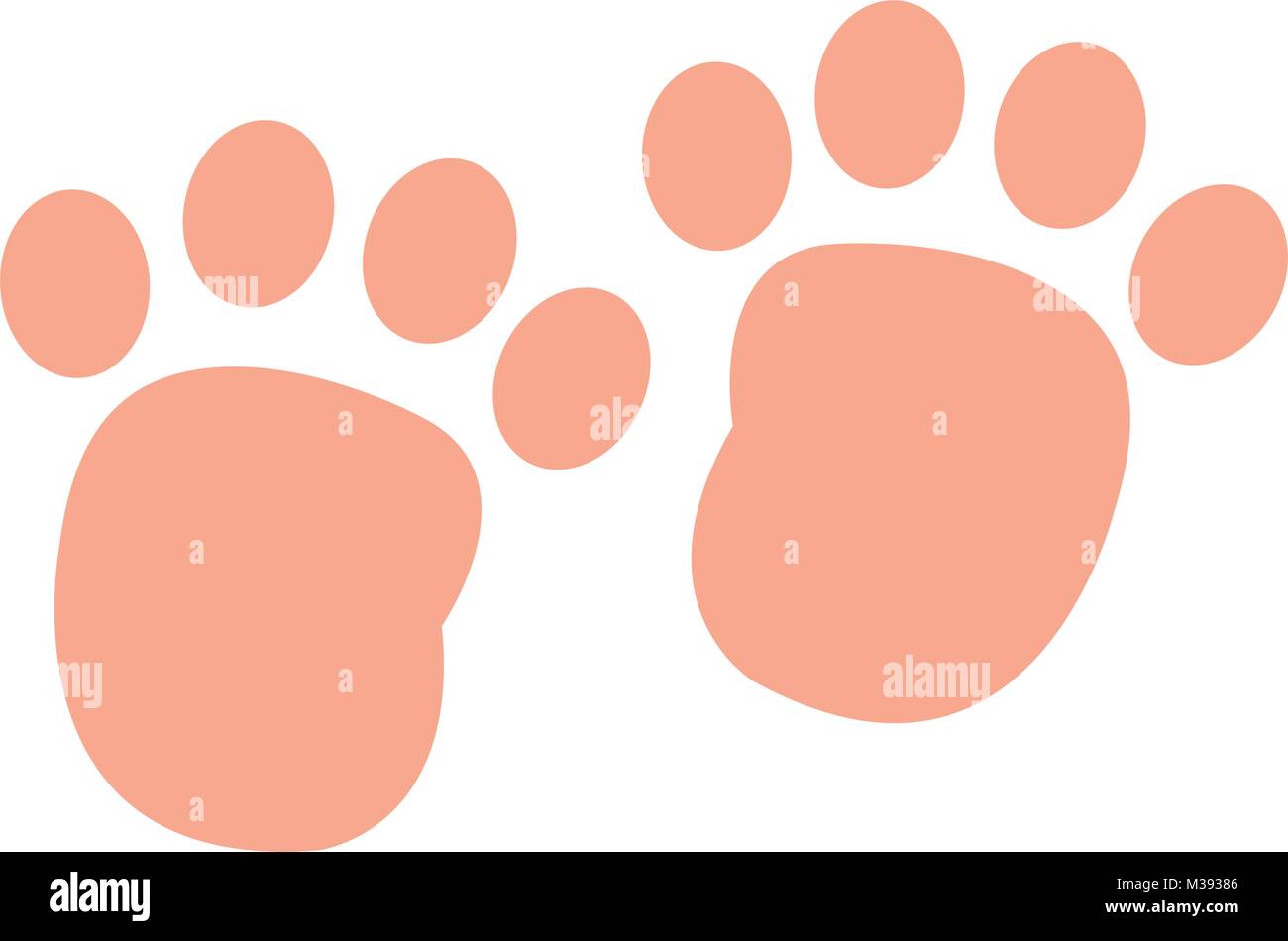 colorful human footprint with toes mark sign Stock Vector Image & Art ...