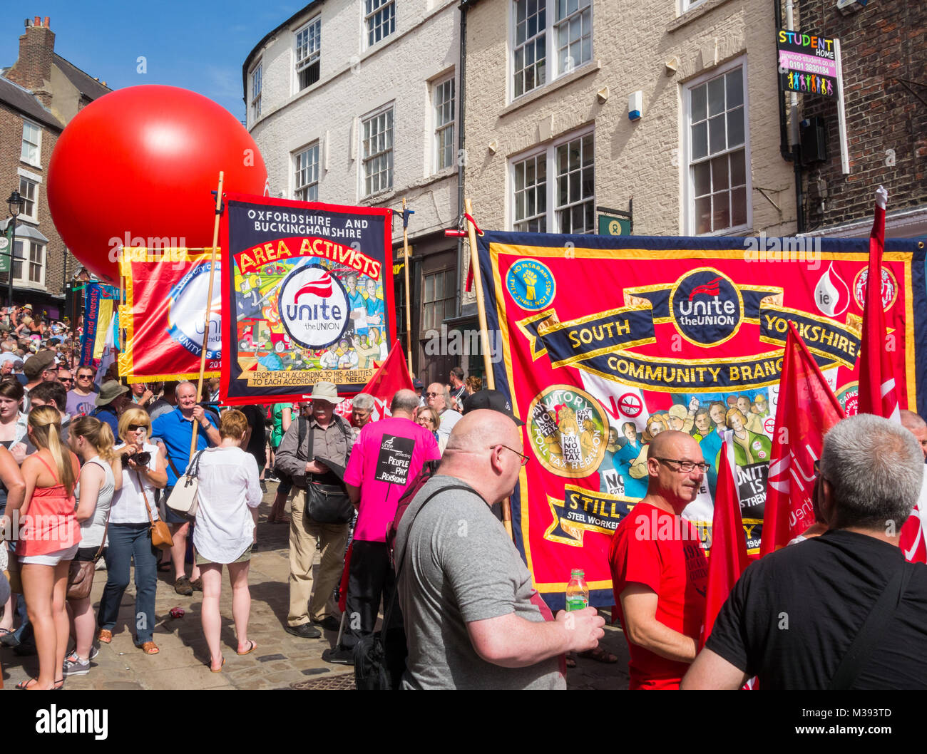 Trade union banner hi-res stock photography and images - Alamy