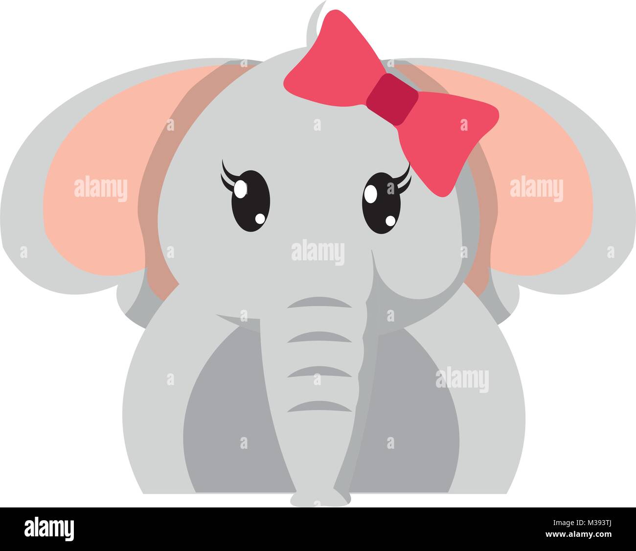 Female elephant Stock Vector Images - Alamy