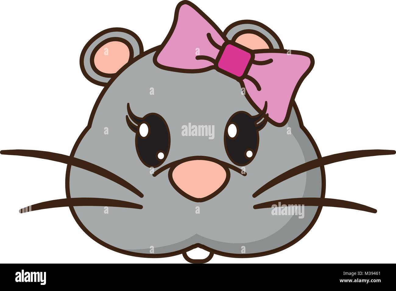 female mouse head cute animal Stock Vector Image & Art - Alamy