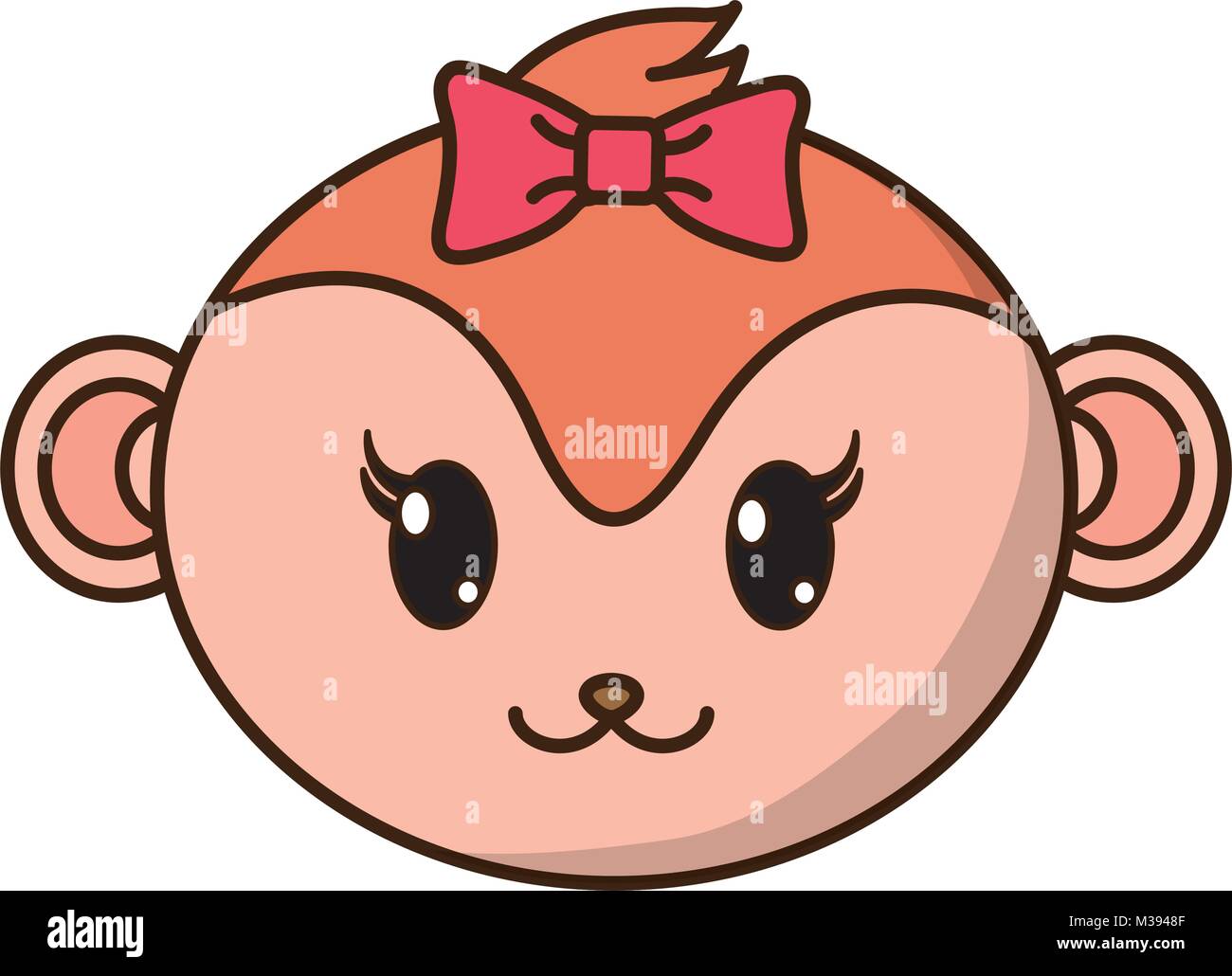 Monkey female Stock Vector Images - Alamy