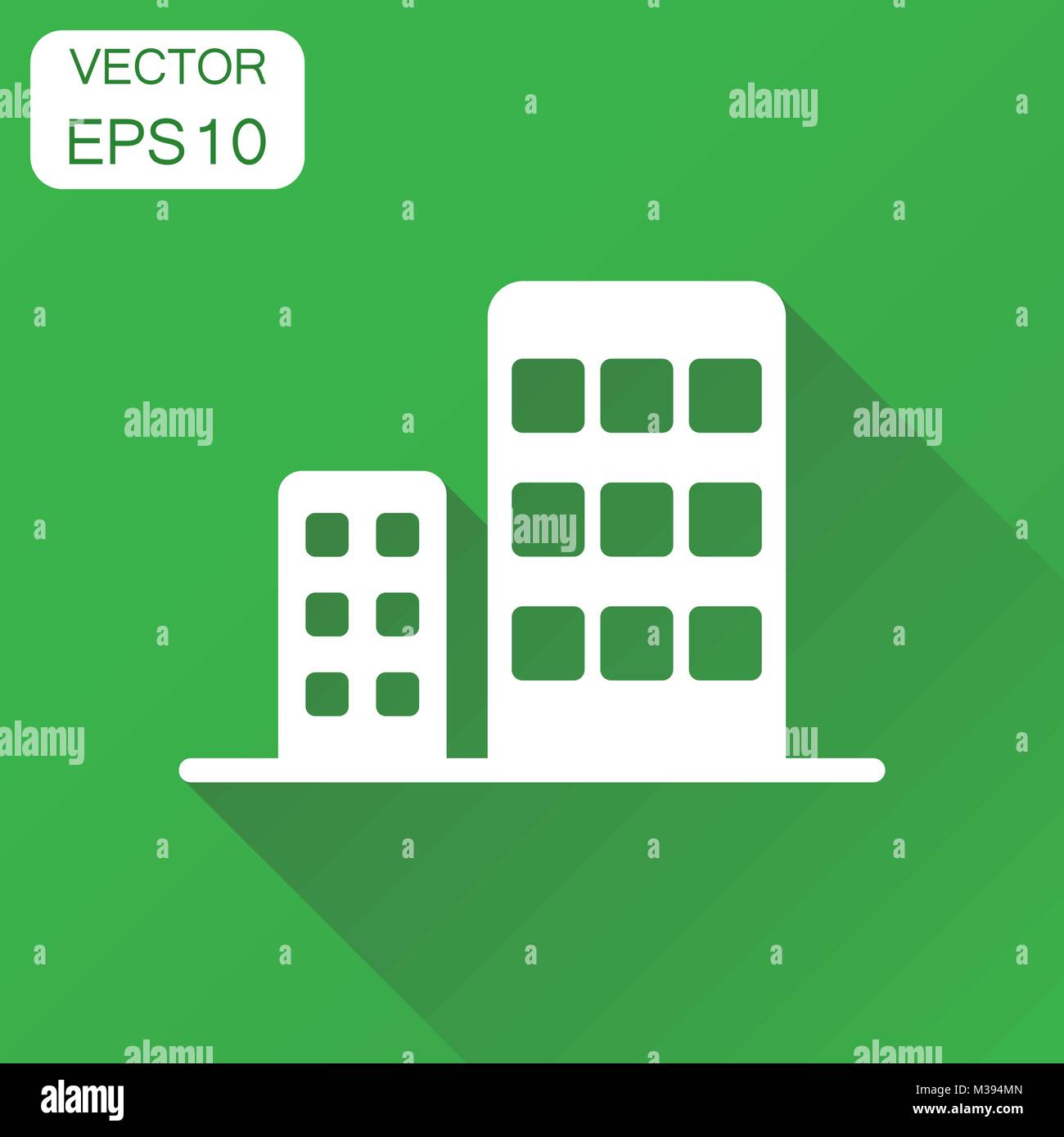 Building icon. Business concept building pictogram. Vector illustration ...