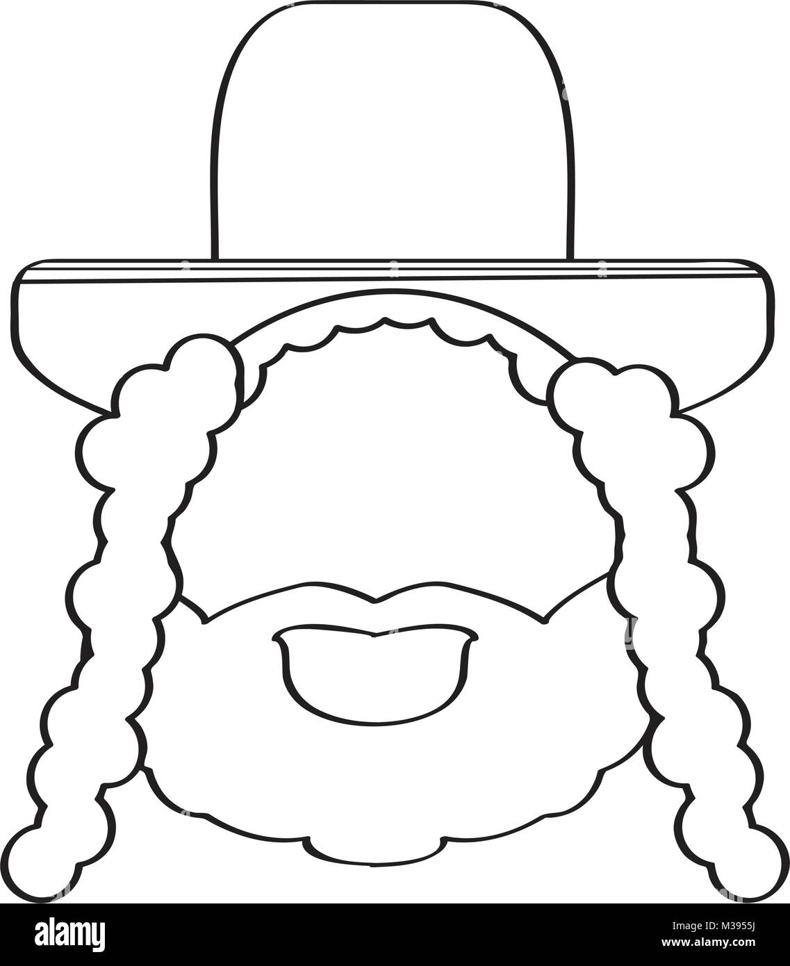 Isolated rabbi icon Stock Vector Image & Art - Alamy