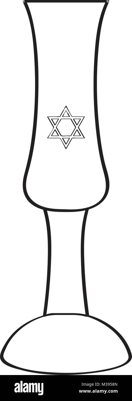 Traditional jewish wine cup icon Stock Vector Image & Art - Alamy