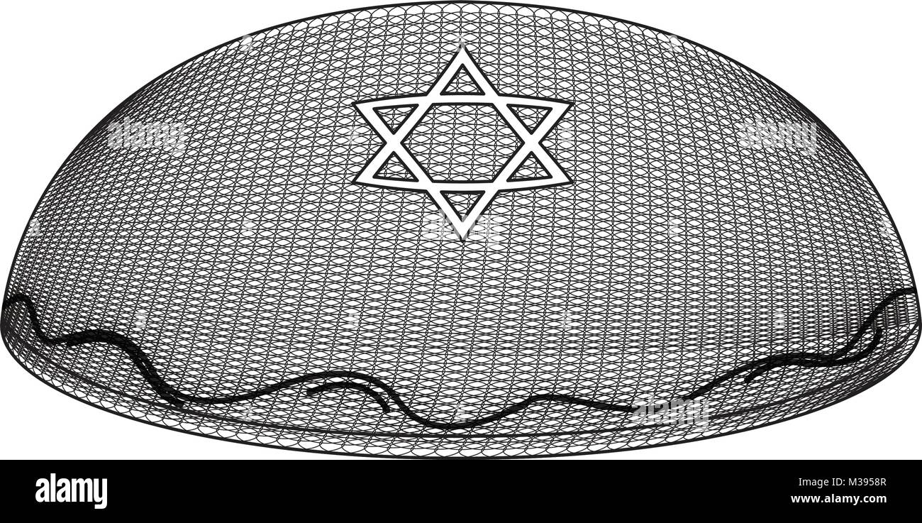 Jewish kippa image Stock Vector Image & Art - Alamy