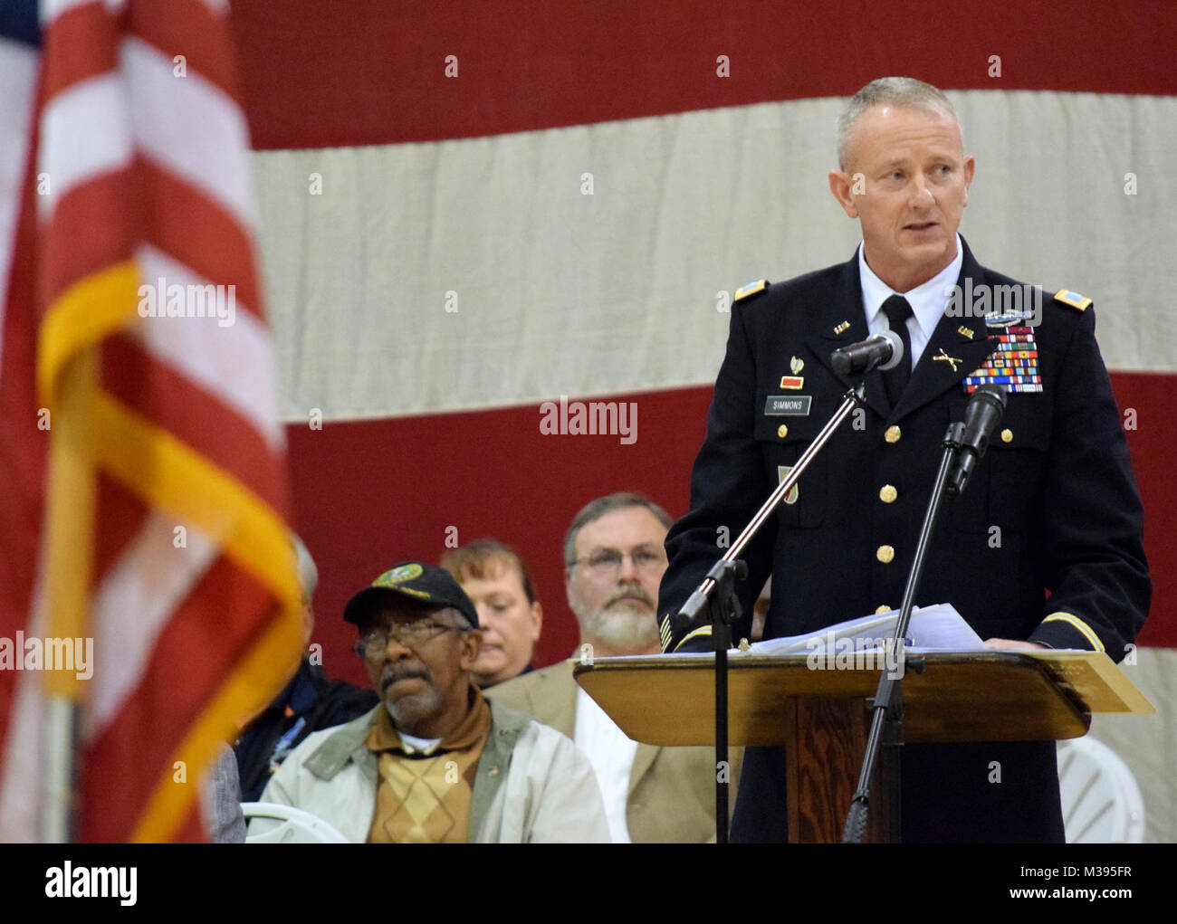 ELBERTON, Ga. Nov. 10, 2017 – Standing before nearly 100 Veterans of ...