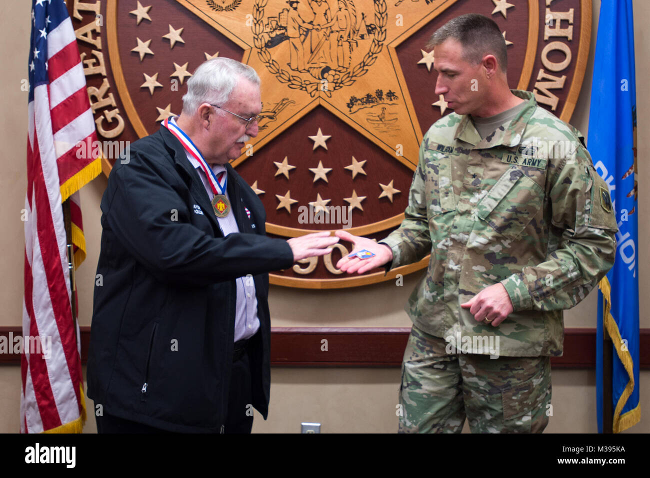 Top officials from the Oklahoma National Guard recognized several ...