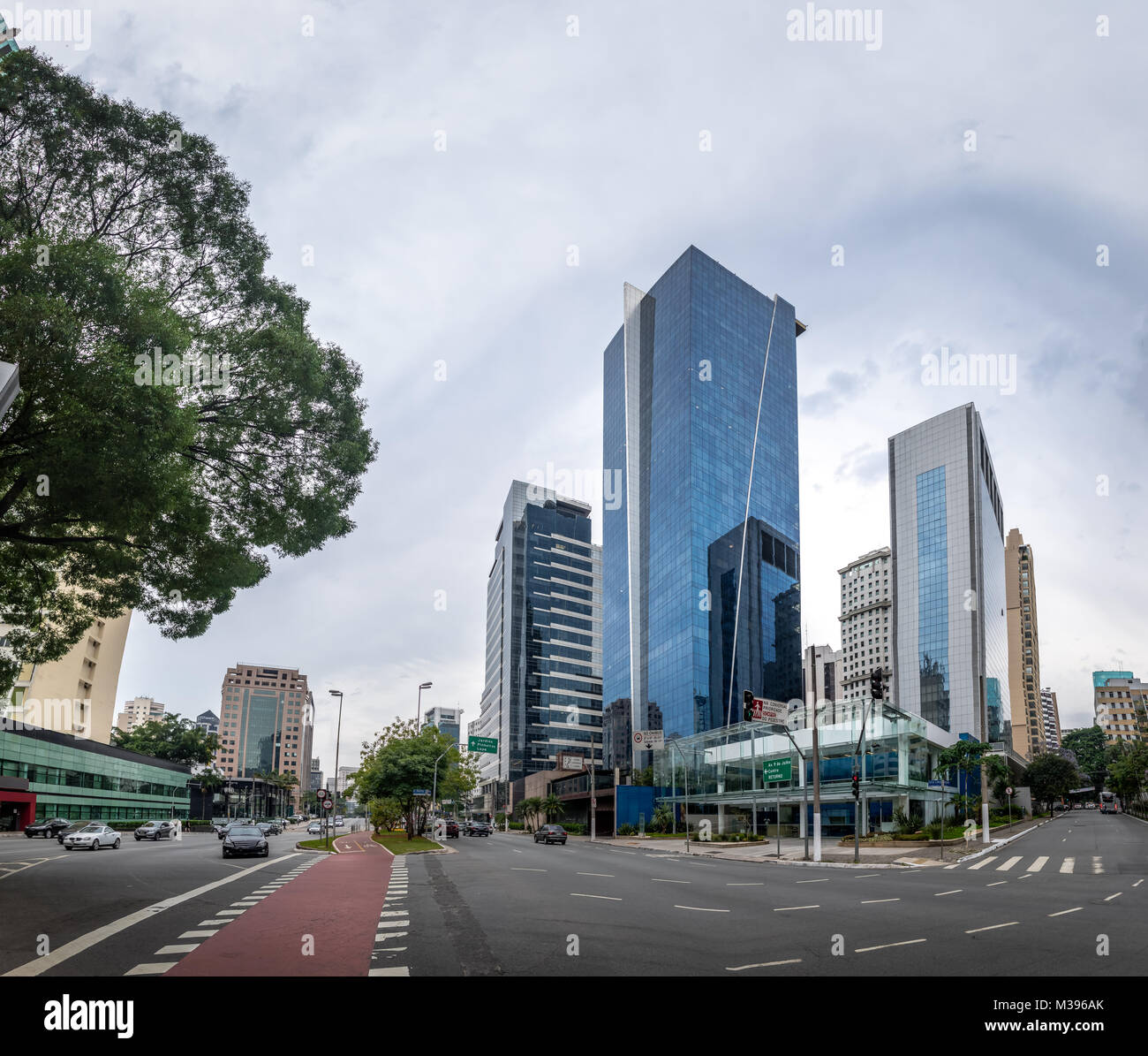 Buildings at Faria Lima Avenue in Sao Paulo financial district - Sao ...