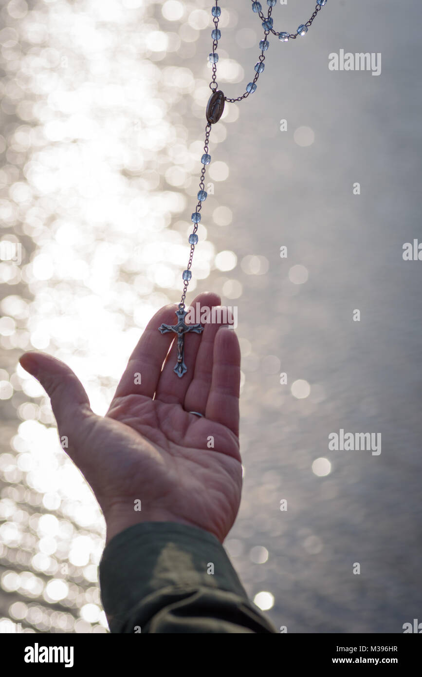 Open Rosary Hands