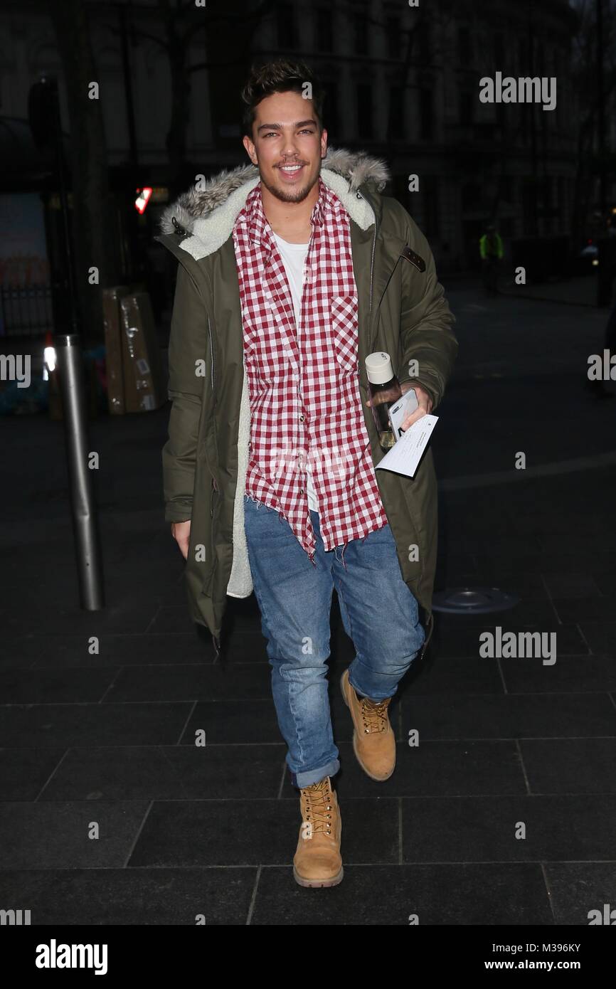 Matt Terry seen arriving at Global Studios for Capital Radio Featuring ...