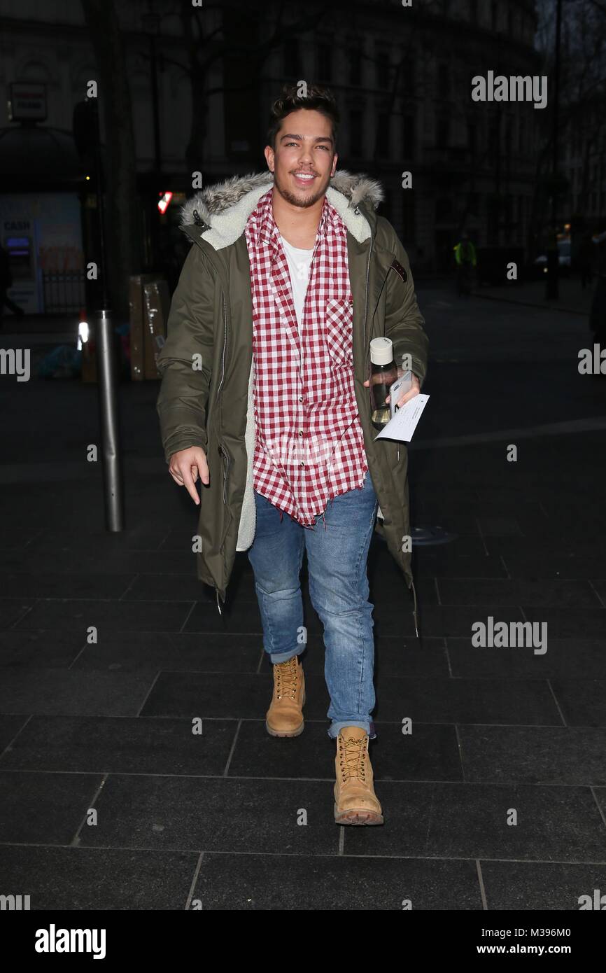 Matt Terry seen arriving at Global Studios for Capital Radio Featuring ...