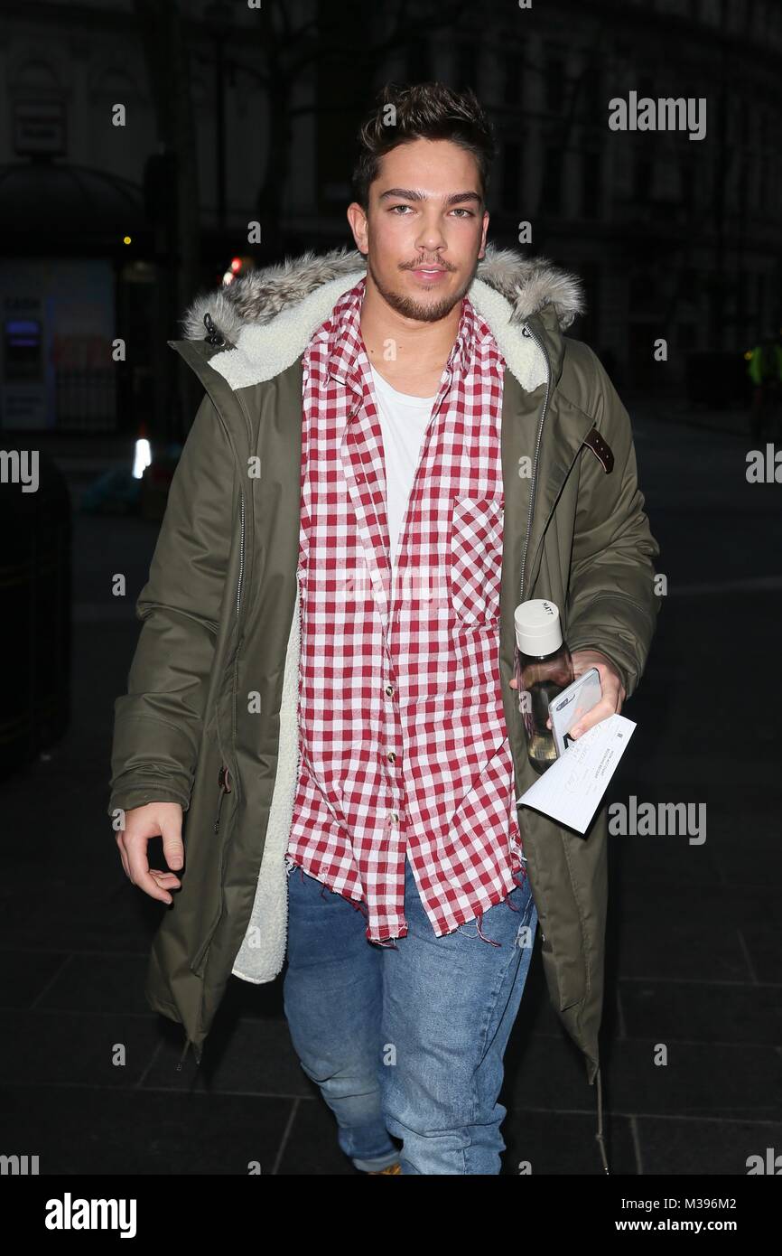 Matt Terry seen arriving at Global Studios for Capital Radio Featuring ...