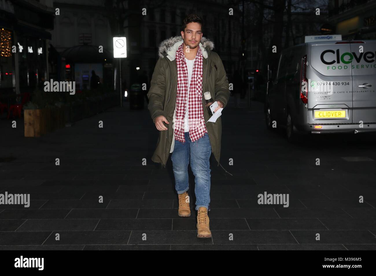 Matt Terry seen arriving at Global Studios for Capital Radio Featuring ...