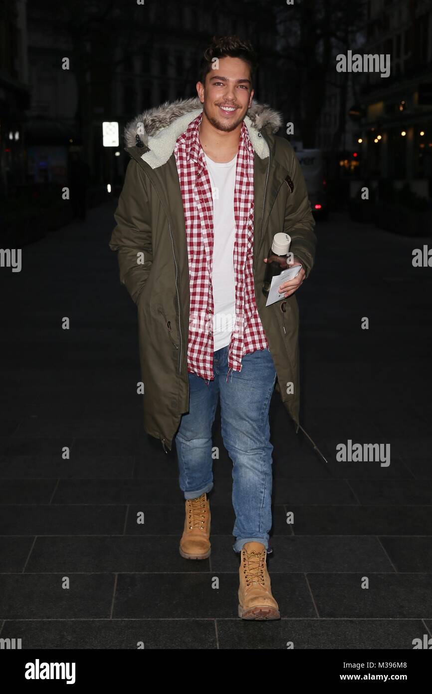 Matt Terry seen arriving at Global Studios for Capital Radio Featuring ...