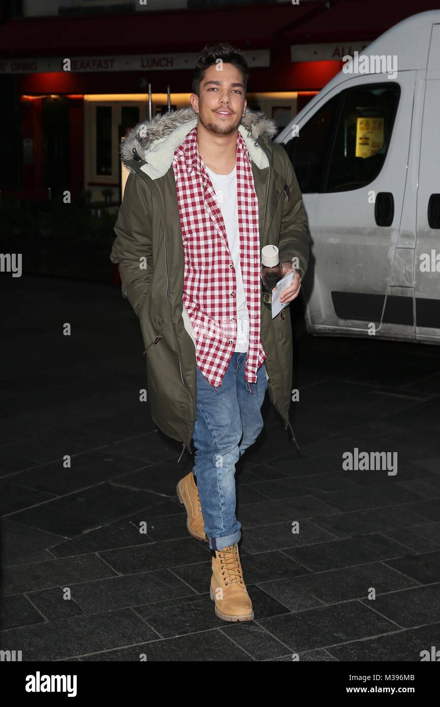 Matt Terry seen arriving at Global Studios for Capital Radio Featuring ...