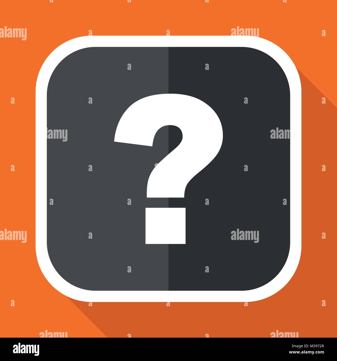 Question mark background orange Stock Vector Images - Alamy