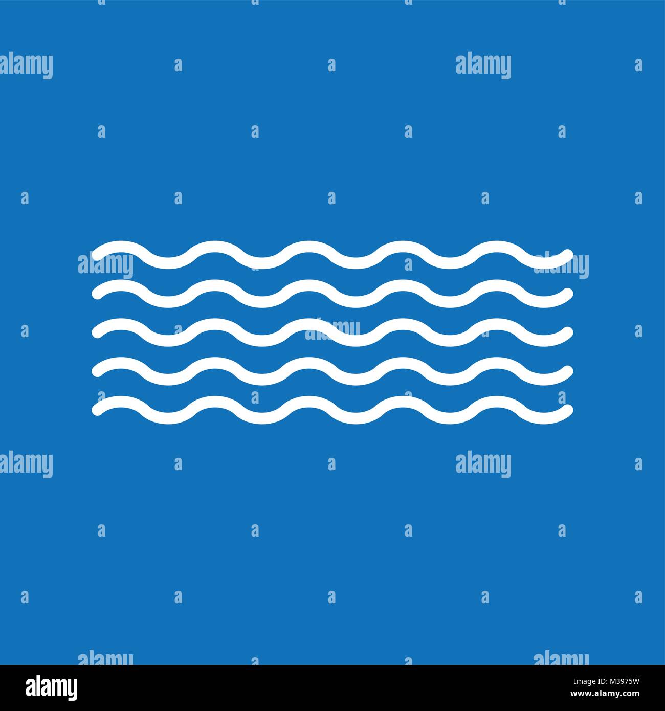 Waves vector icon Stock Vector Image & Art - Alamy
