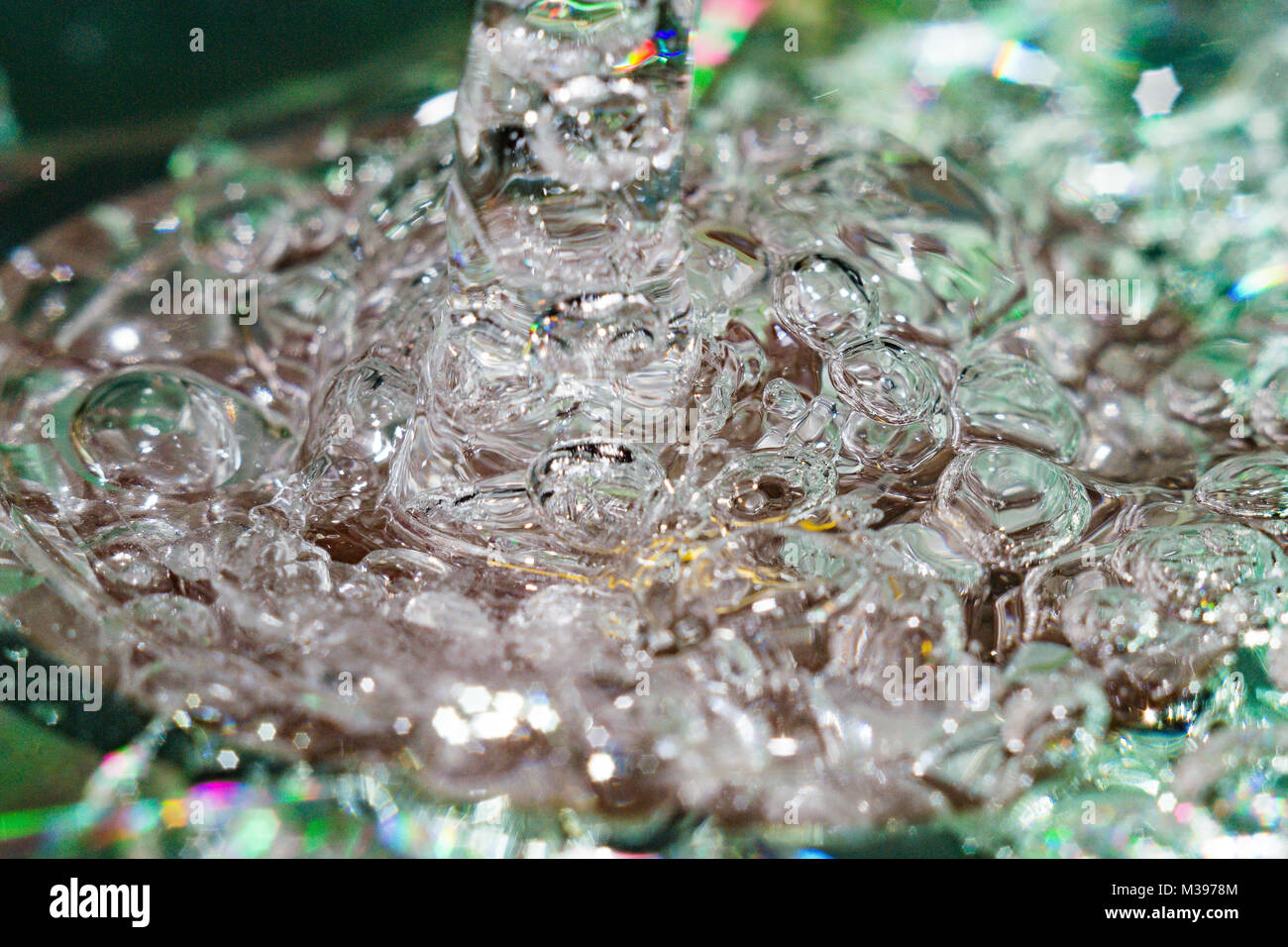 water bubbles close-up macro photo texture background Stock Photo - Alamy