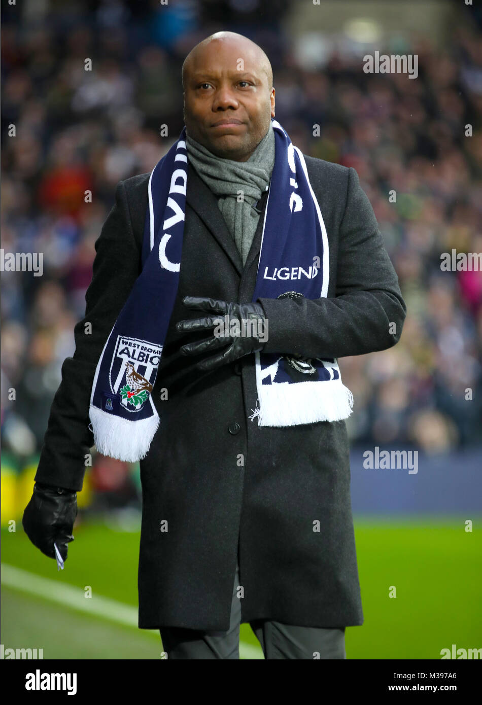 Retired footballer Rod Wallace during a tribute to Cyrill Regis Stock ...