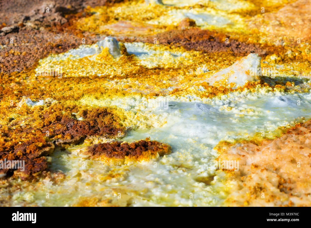 Dallol, Danakil Depression, Ethiopia. The hottest place on earth. taken ...