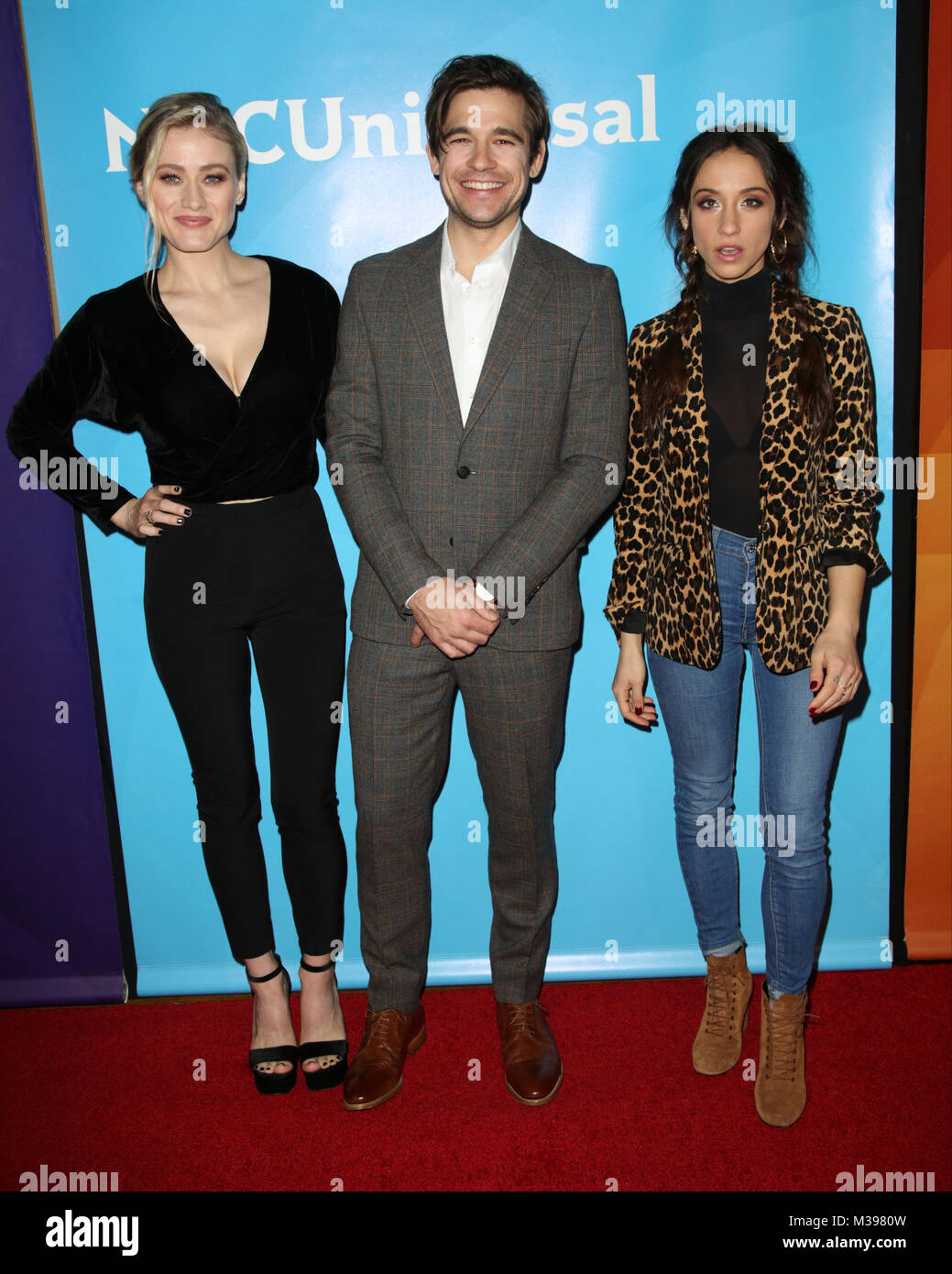 Celebrities attend 2018 NBC Universal TCA Winter Press Tour at the ...