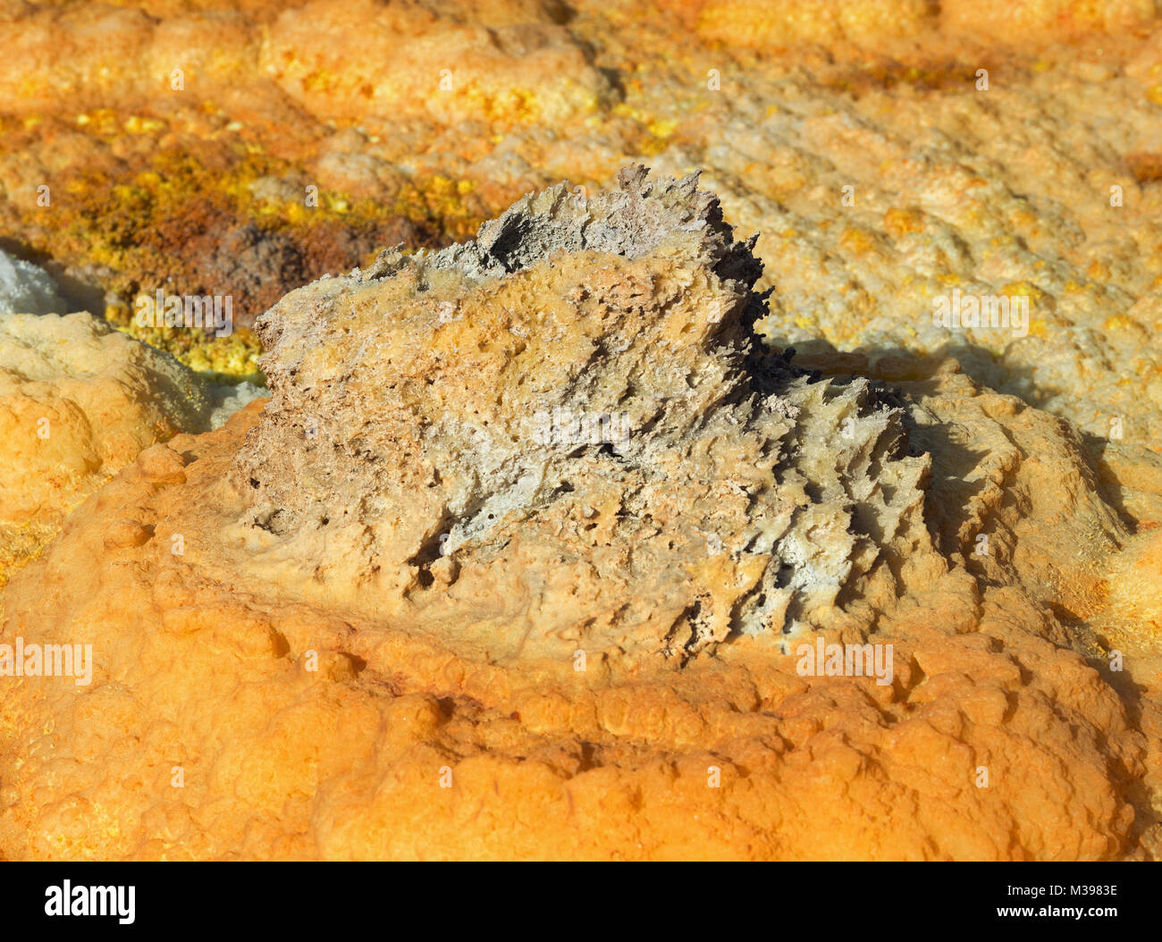 Dallol, Danakil Depression, Ethiopia. The hottest place on earth. taken ...