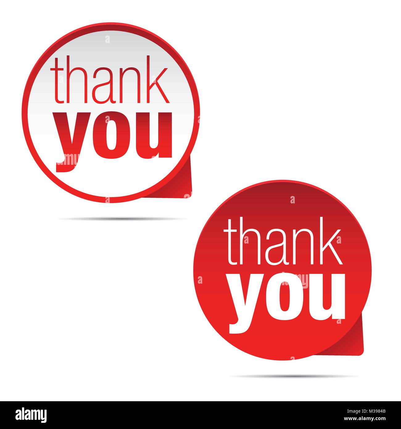 Thank You sign label Stock Vector Image & Art - Alamy