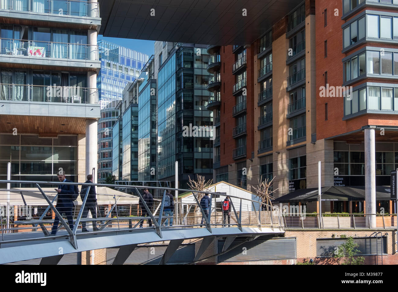 Spinningfields, Manchester, Greater Manchester, England, UK Stock Photo ...