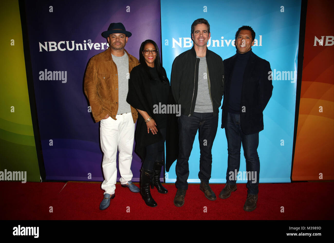Celebrities attend 2018 NBC Universal TCA Winter Press Tour at the ...