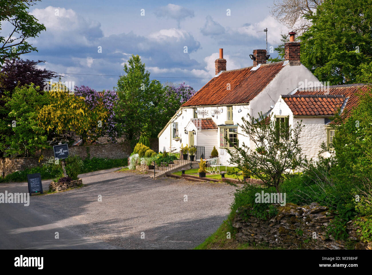 The Hare Inn Scawton North York Moors Stock Photo - Alamy