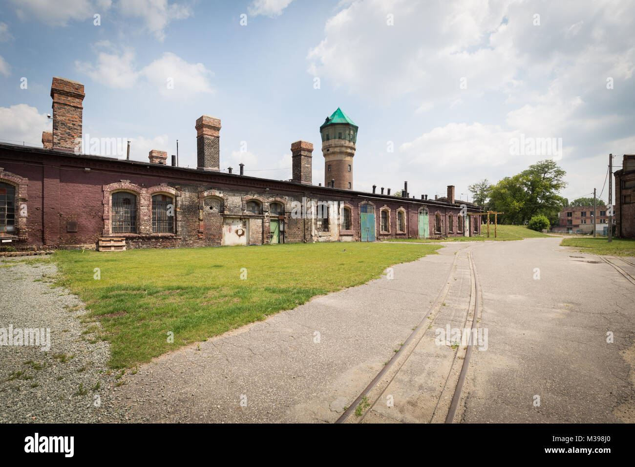 old mine buildings Stock Photo - Alamy