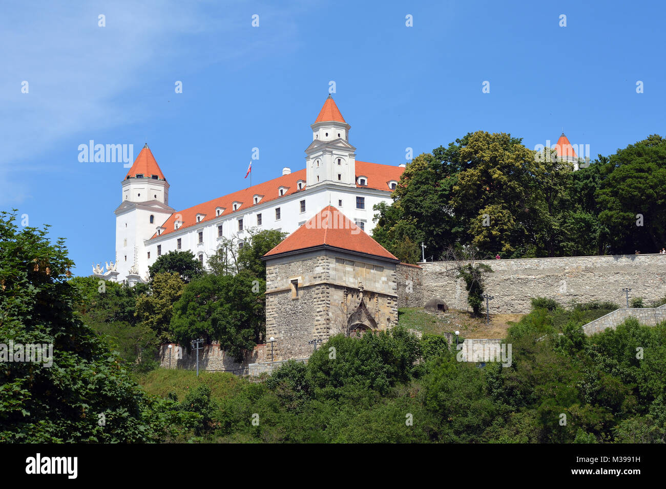 The castle in the Slovak capital Bratislava - Slovakia Stock Photo - Alamy