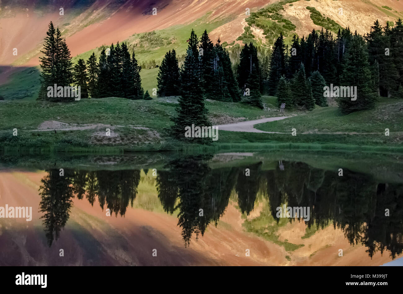 Red Mountain Pass in the San Juan Mountains of Southwestern Colorado ...