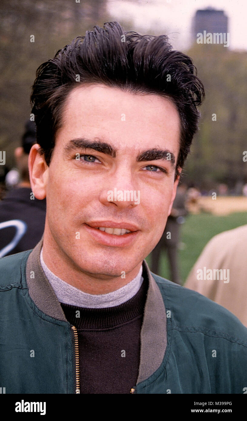 Peter Gallagher At the Broadway Show League Softball Game in Central ...