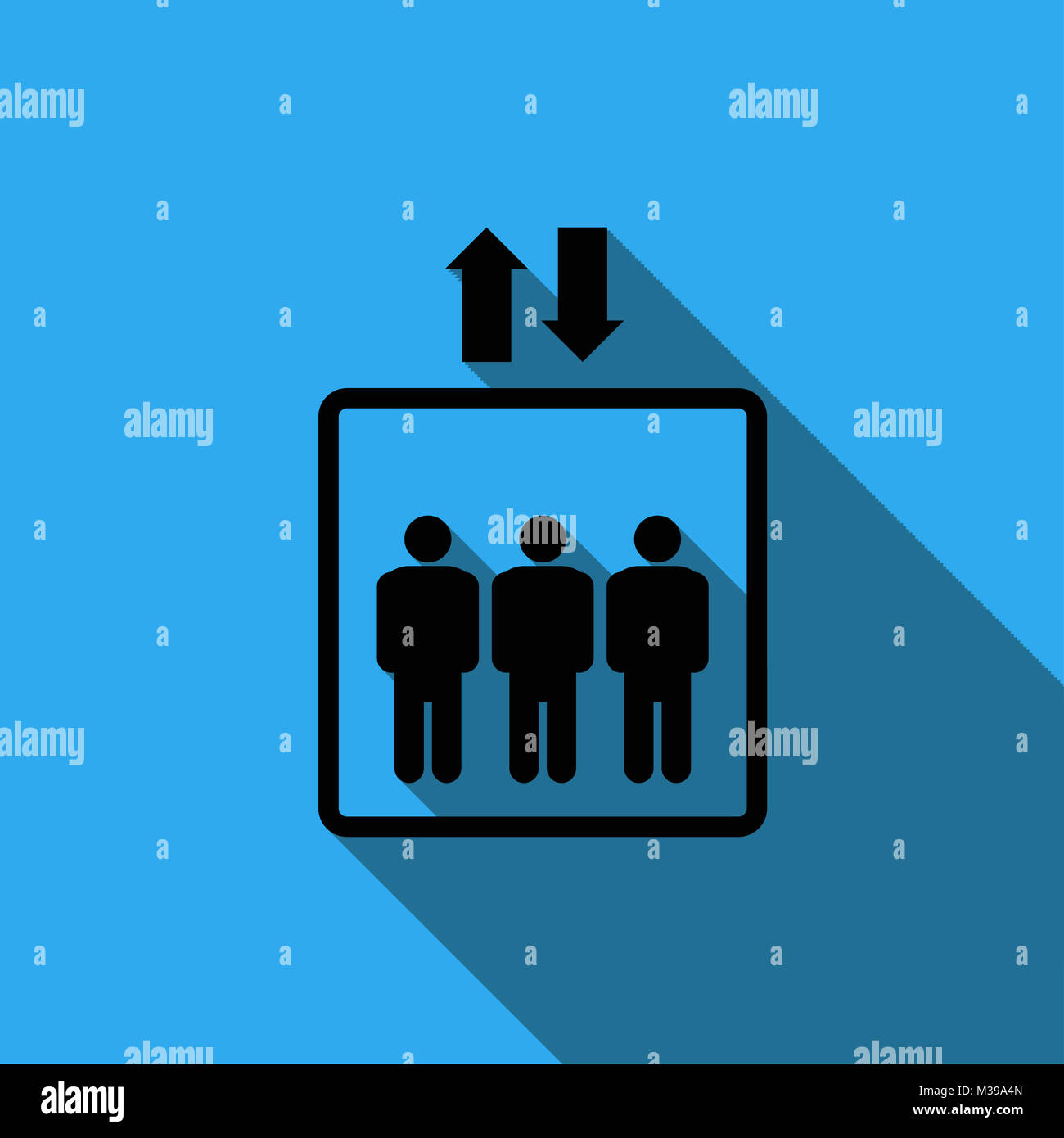 Elevator symbol hi-res stock photography and images - Alamy