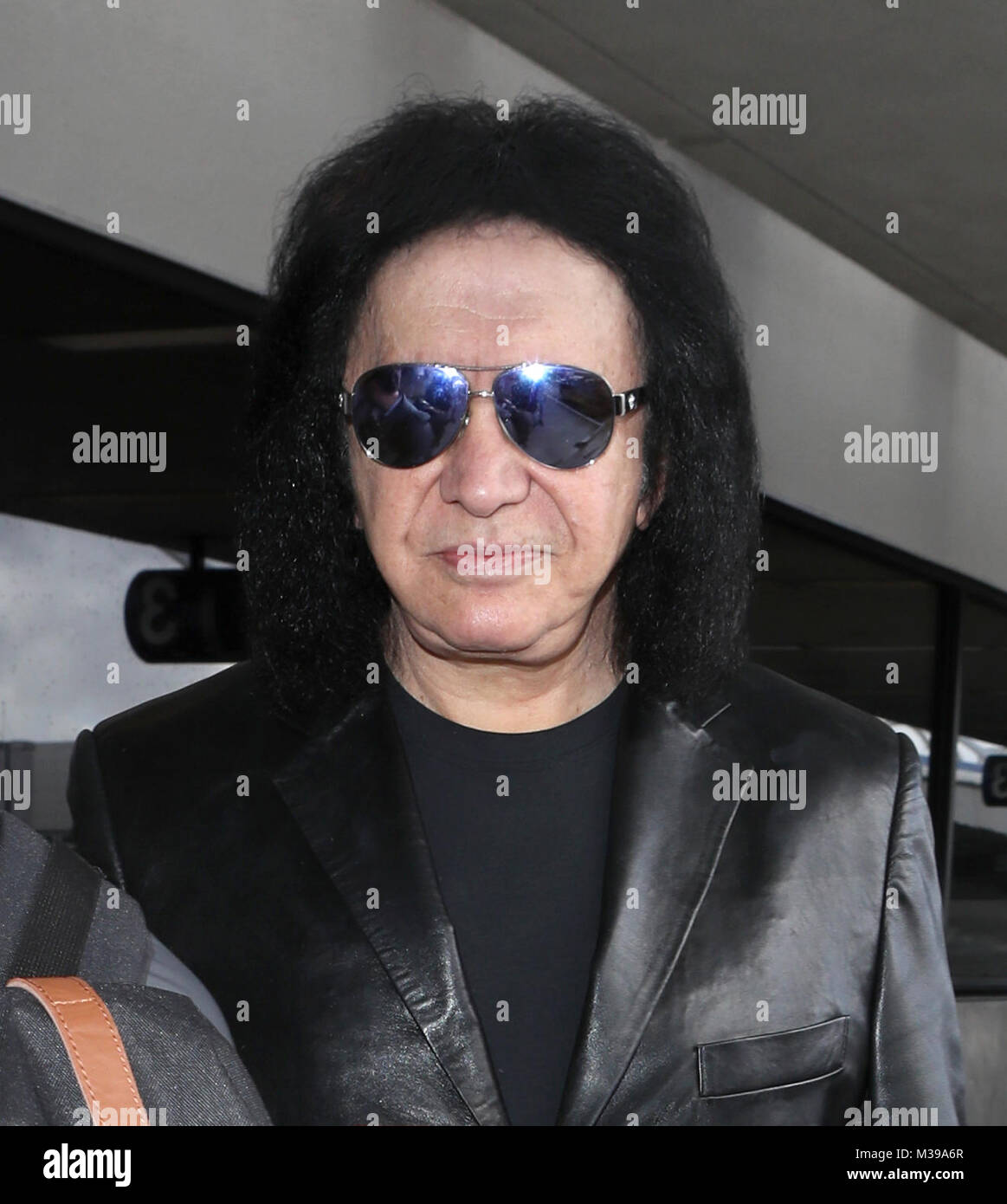 Gene Simmons arrives at Los Angeles International Airport Featuring ...