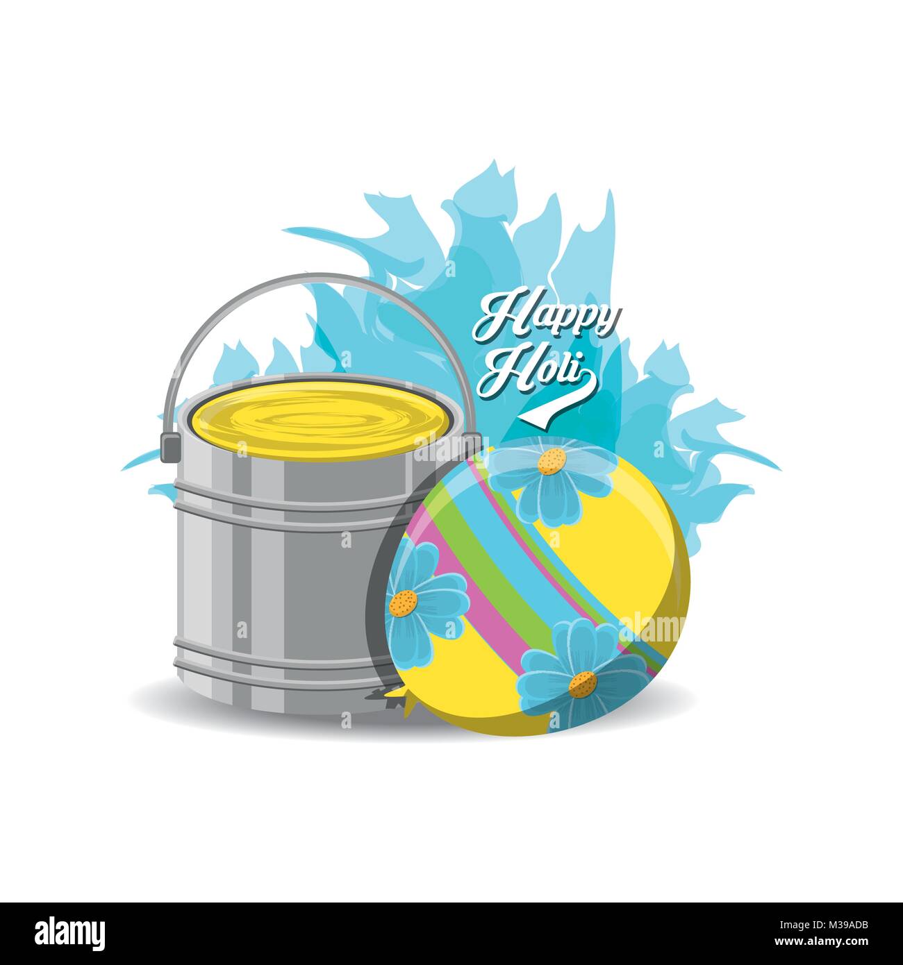 Happy holi design Stock Vector Image & Art - Alamy