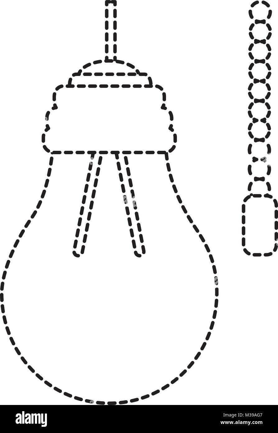 Light bulb with pull cord hanging hi-res stock photography and images ...