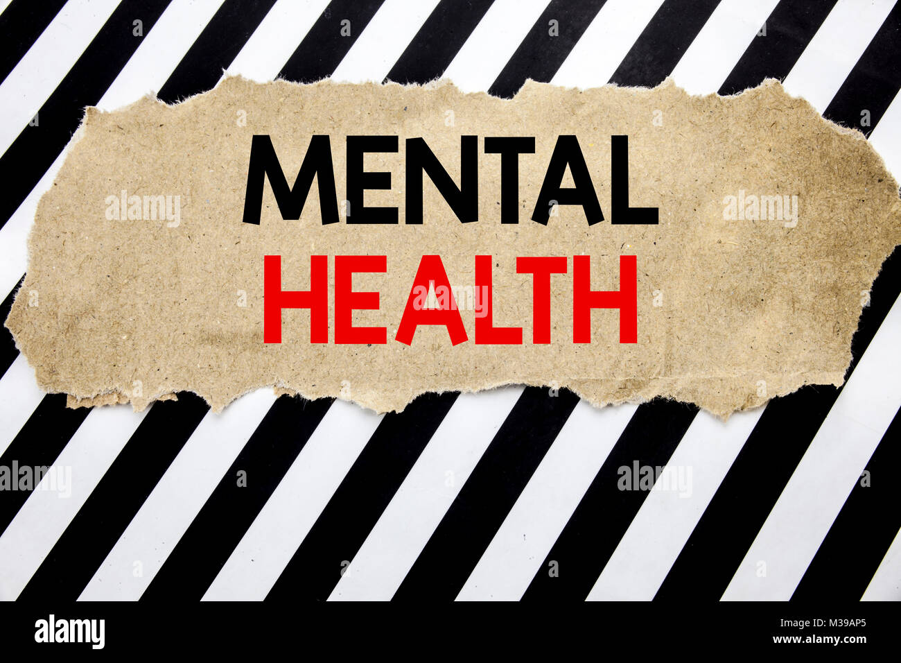 Handwritten text showing Mental Health. Business concept writing for ...