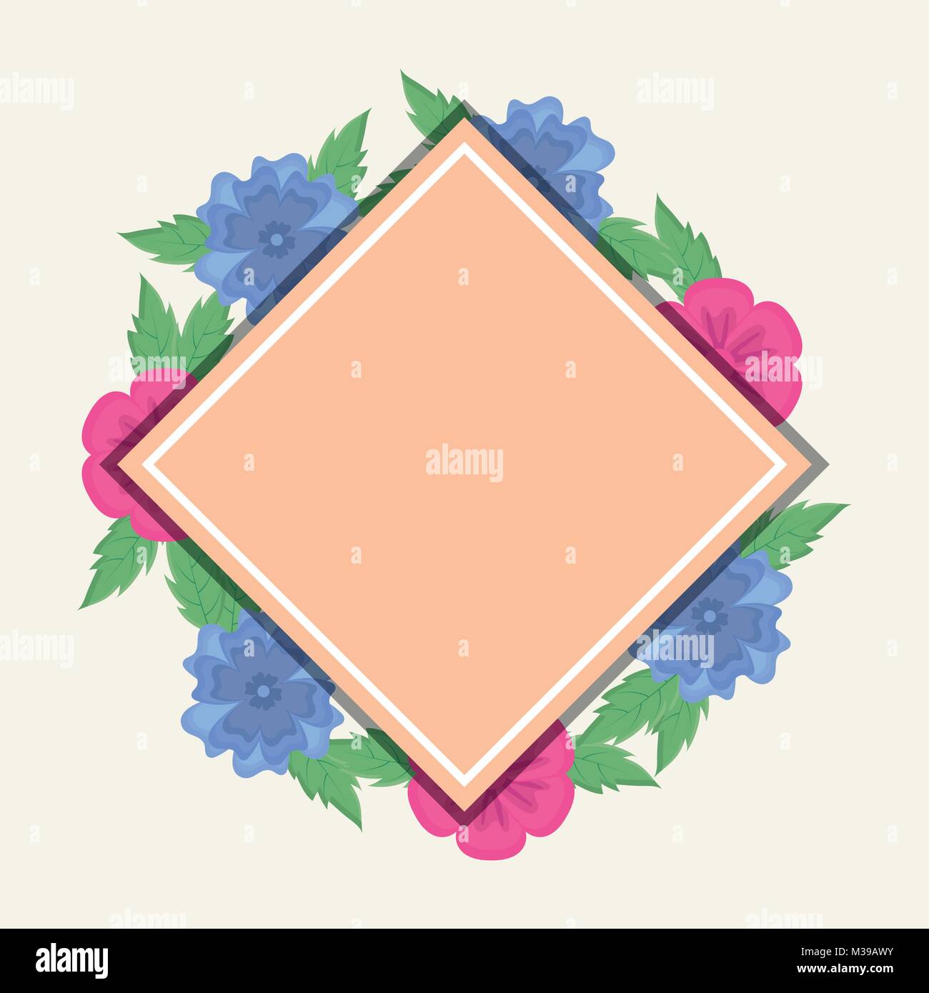 Rhombus plants Stock Vector Images - Alamy